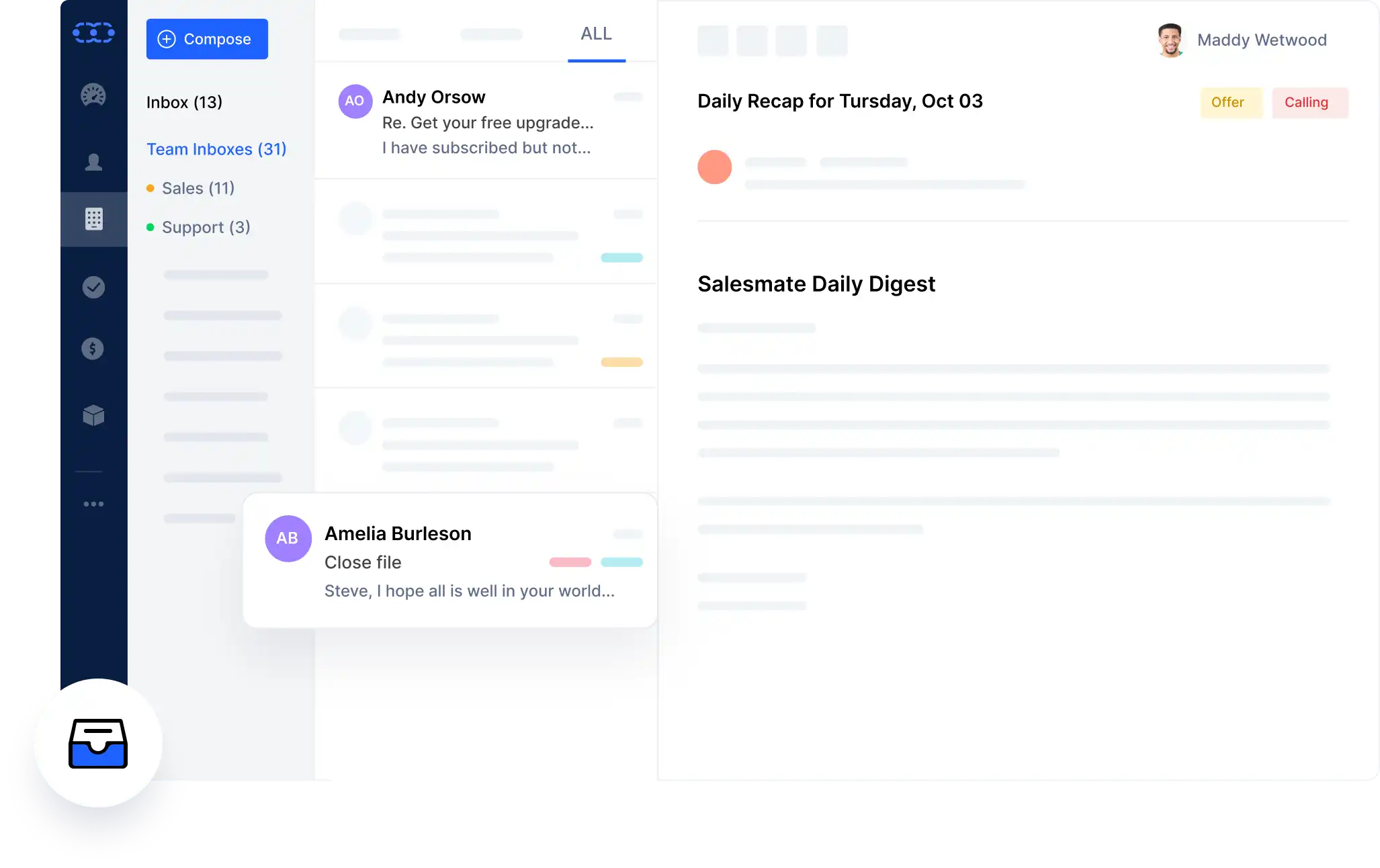 Salesmate - SaaS CRM Software Development