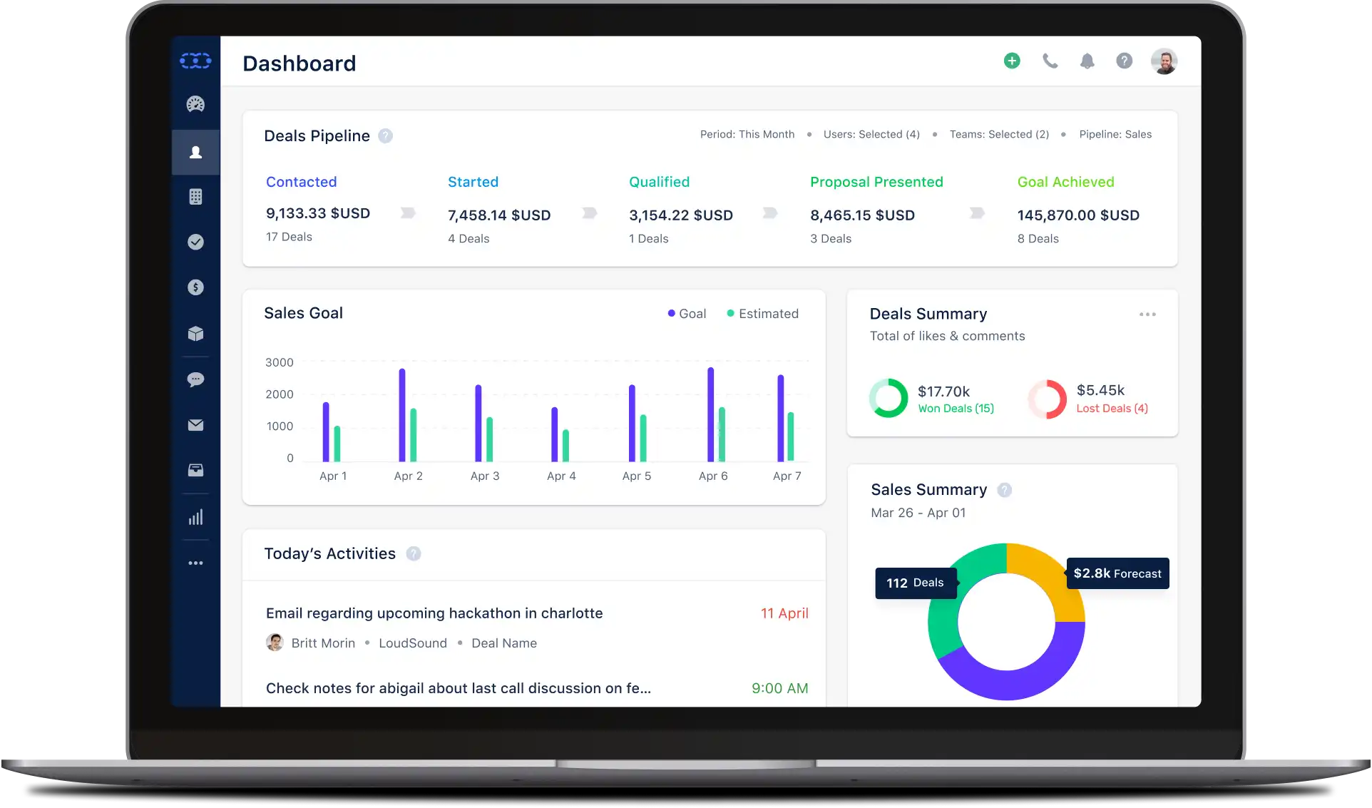 Salesmate - SaaS CRM Software Development